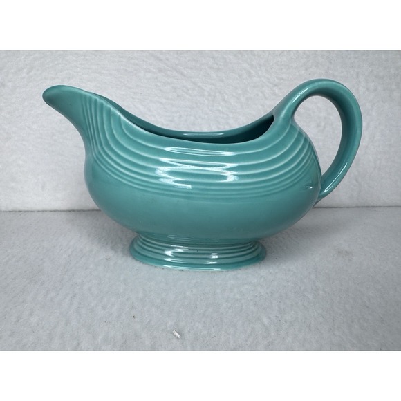 Fiesta | Dining | Homer Laughlin Fiesta Ware Turquoise Gravy Boat ...
